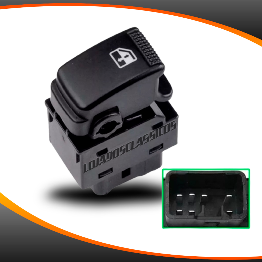 Botão Interruptor Vidro Elétrico Tucson 2005 2006 2007 08/12 – Loja dos Clássicos